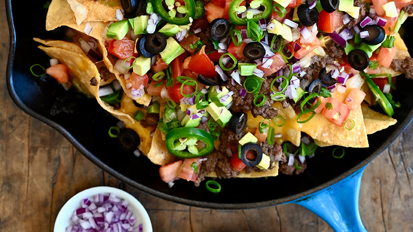 The Ultimate Skillet Nachos | Ground Beef | SRF – Snake River Farms