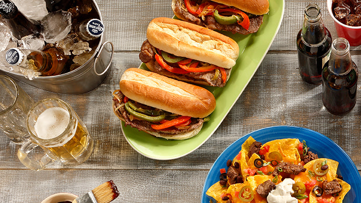 NY Strip Slices Steak Sandwich – Snake River Farms