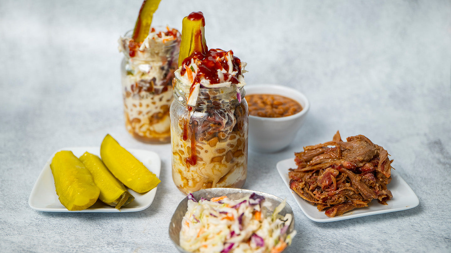 BBQ Pulled Pork Parfaits | Kurobuta | SRF – Snake River Farms
