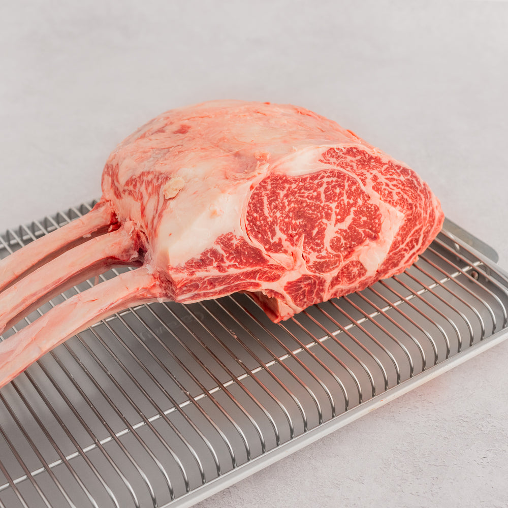 Buy American Wagyu Tomahawk Roast Online | Snake River Farms