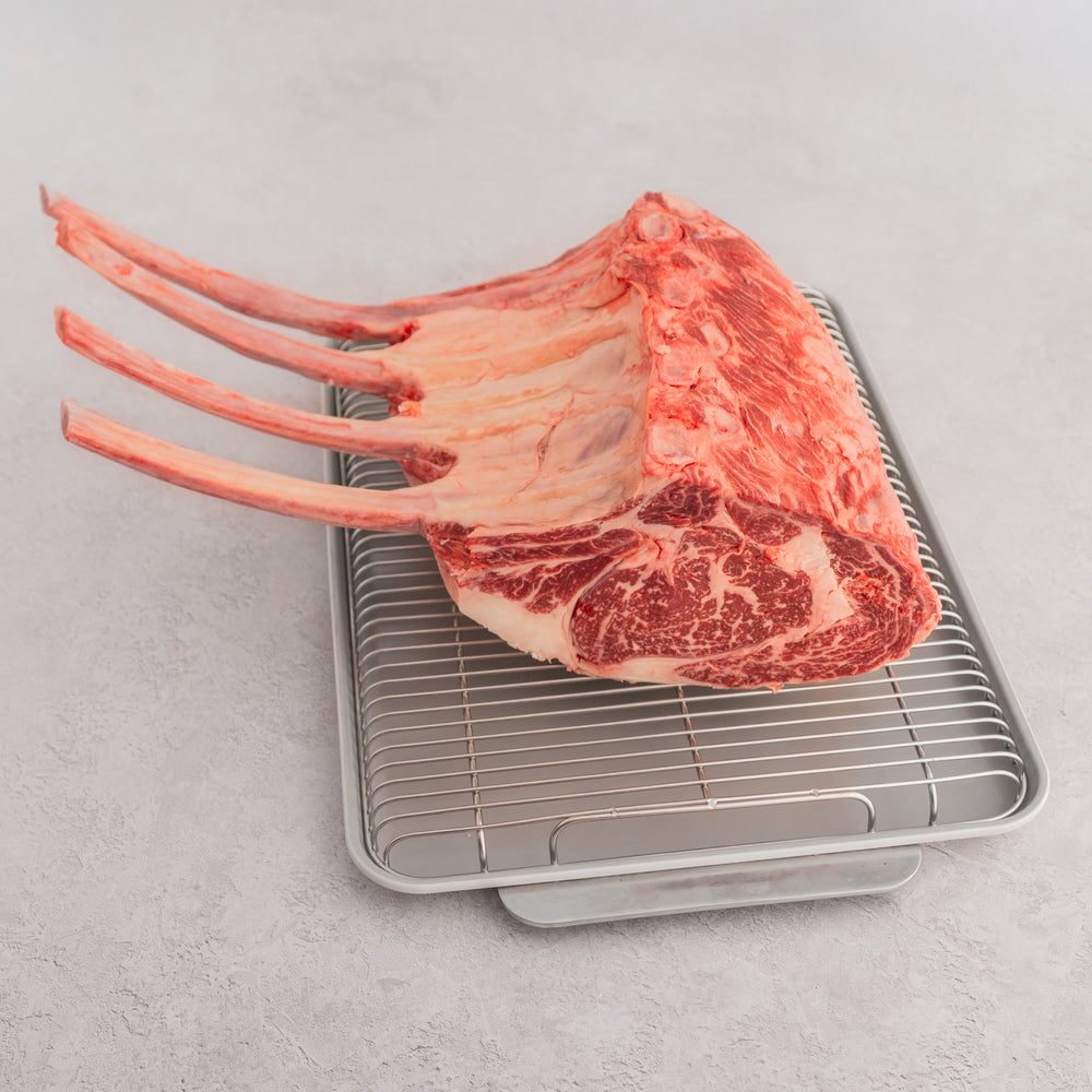 Buy American Wagyu Tomahawk Roast Online | Snake River Farms