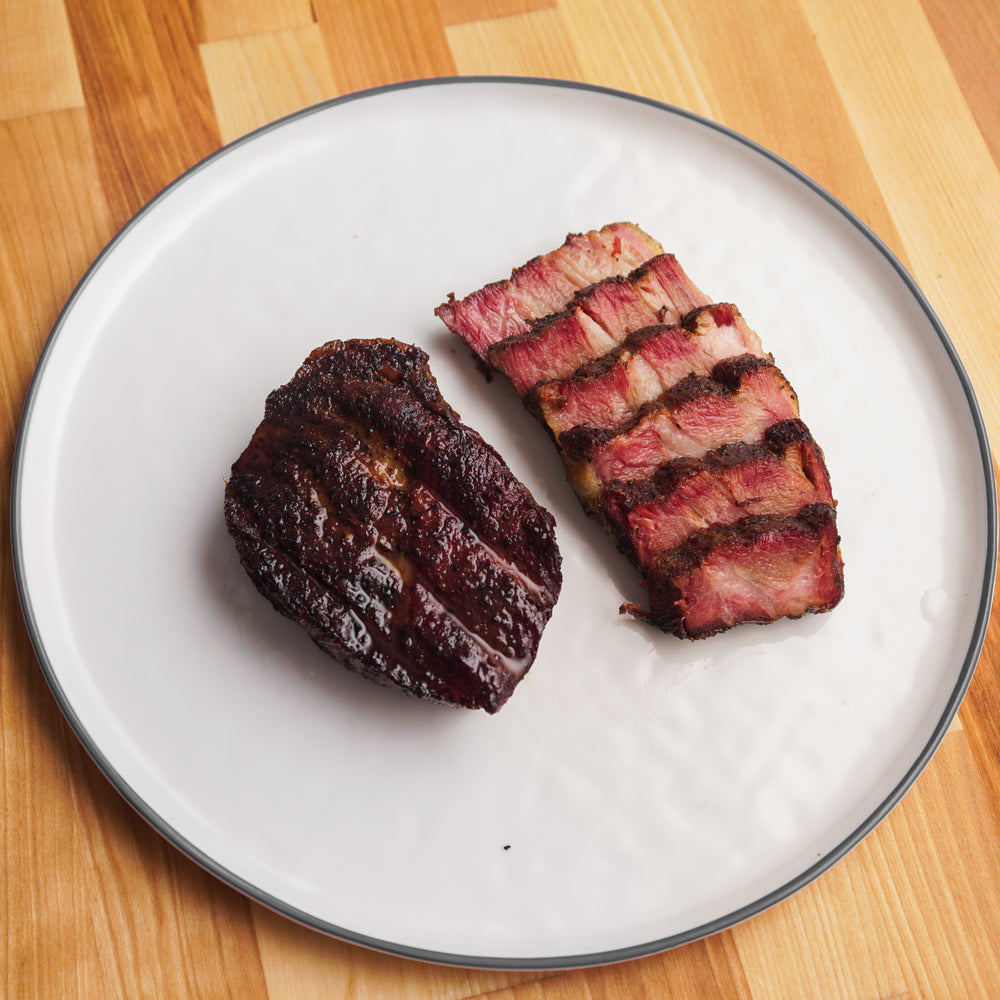 Smoked Kurobuta Pork Steak (Fully Cooked) - Snake River Farms