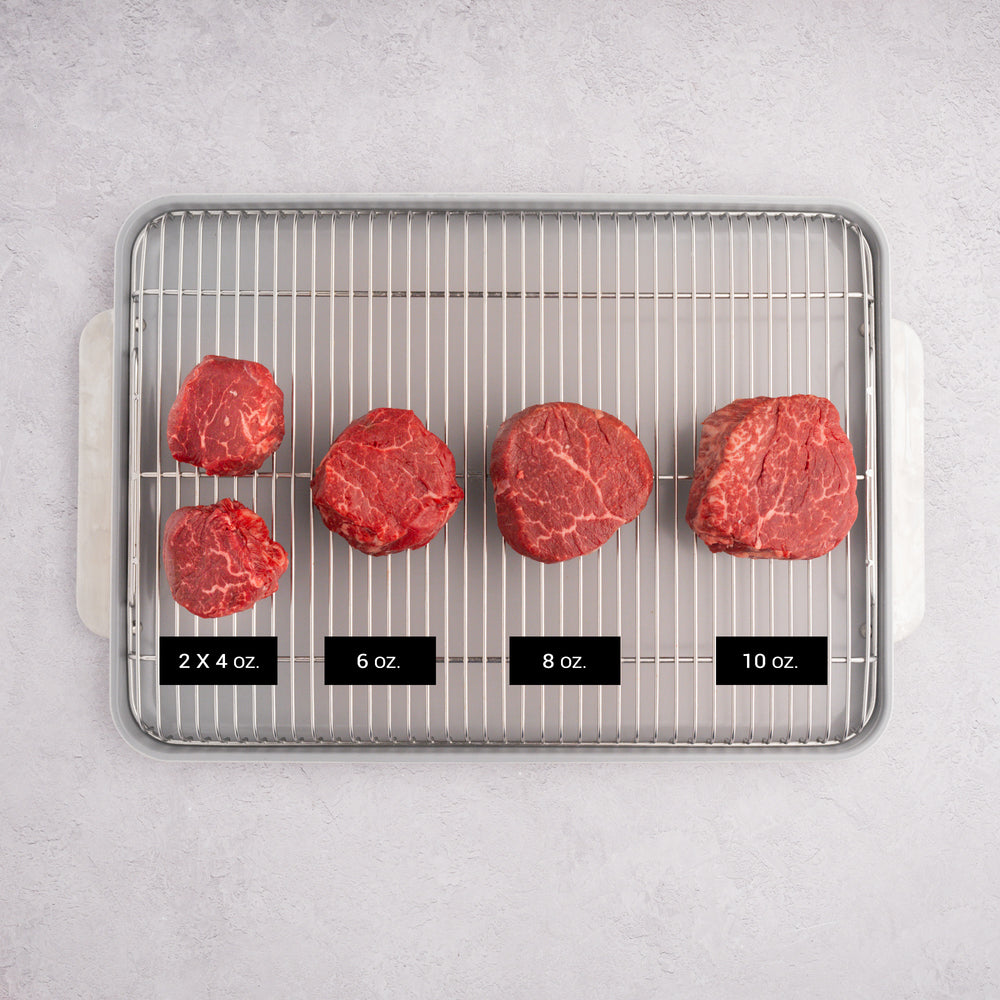 Buy Wagyu Filet Mignon Steaks Online - Snake River Farms
