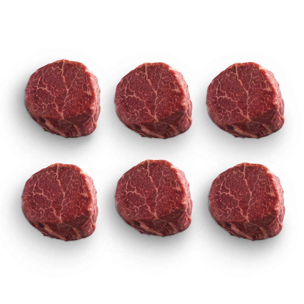 American Wagyu Filet Mignon 6 oz. 6-Pack – Snake River Farms