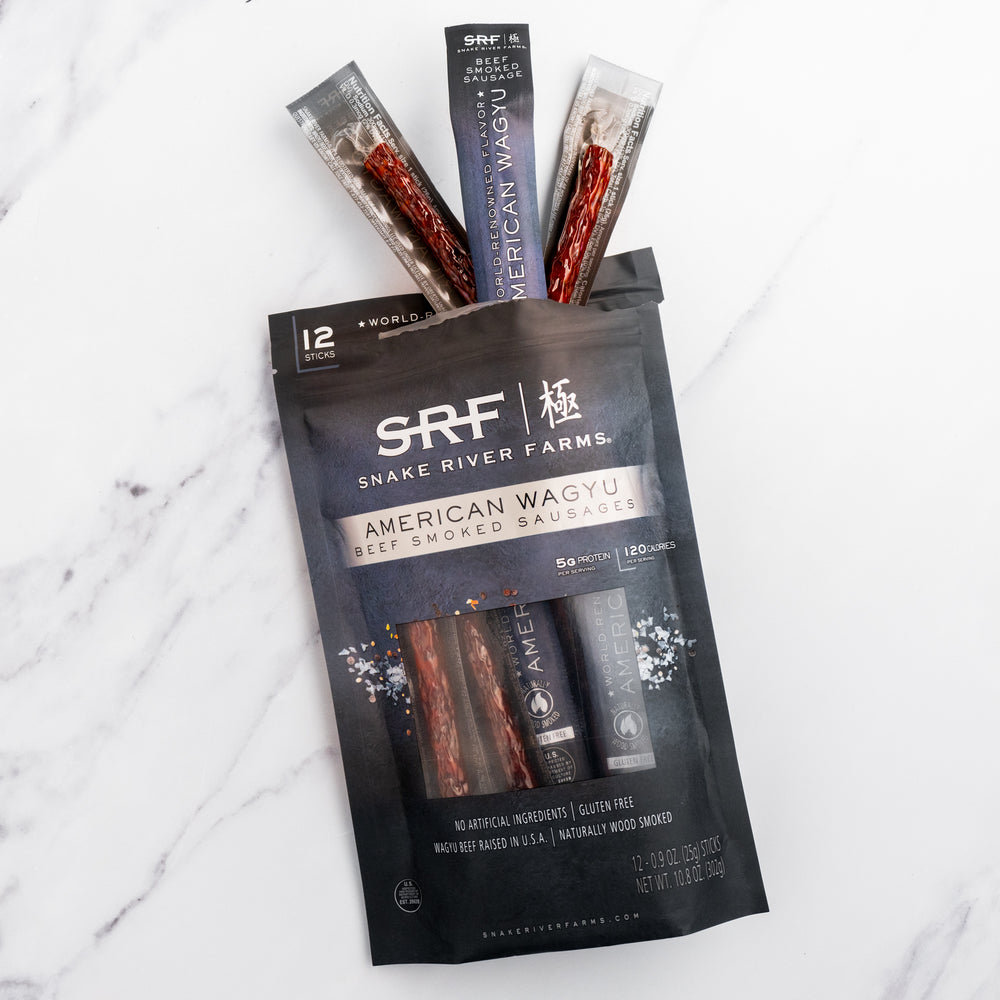 Buy Wagyu Smoked Beef Sticks - Snake River Farms