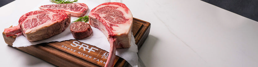 The King of Steaks - New York Strip vs. Ribeye – Snake River Farms